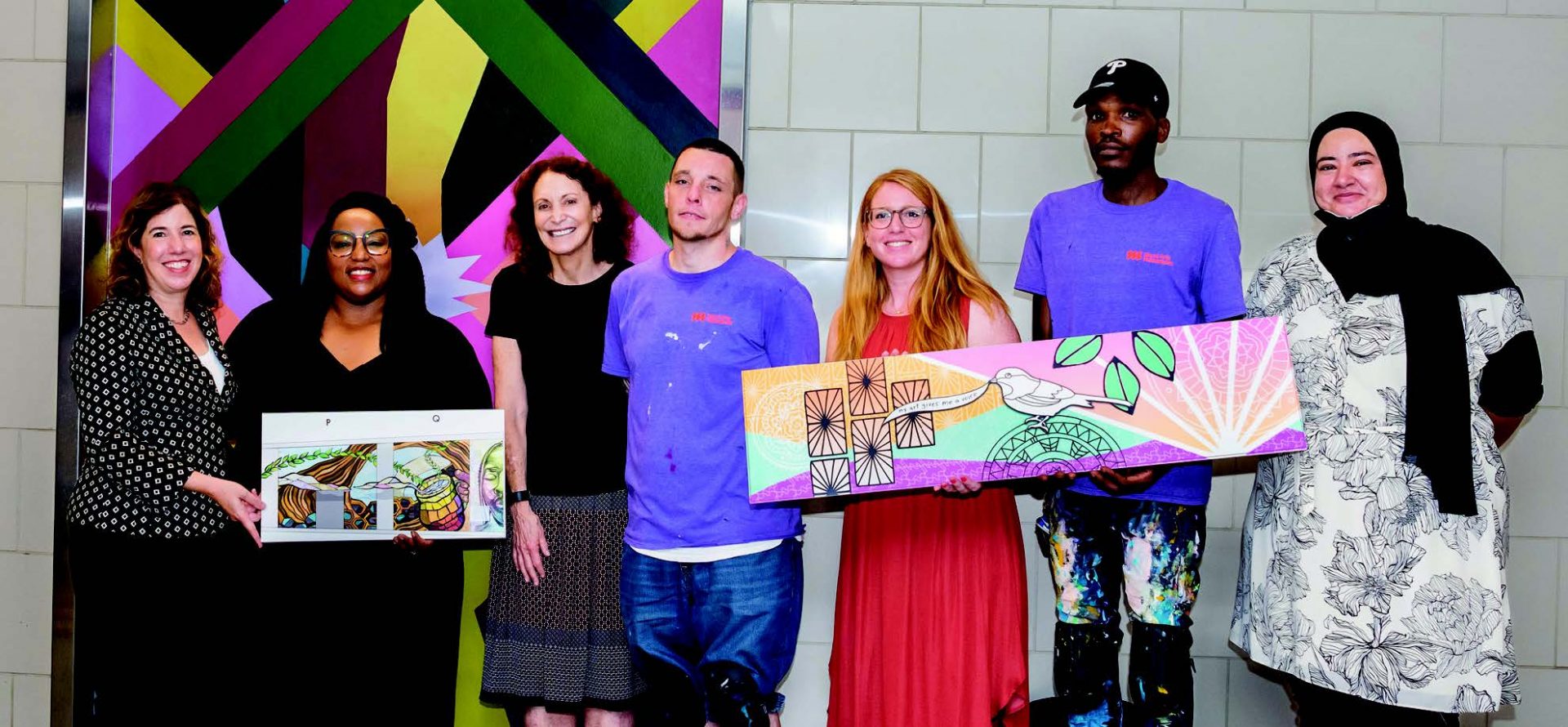 Mural Arts Philadelphia and SEPTA celebrate two new Murals at Suburban ...